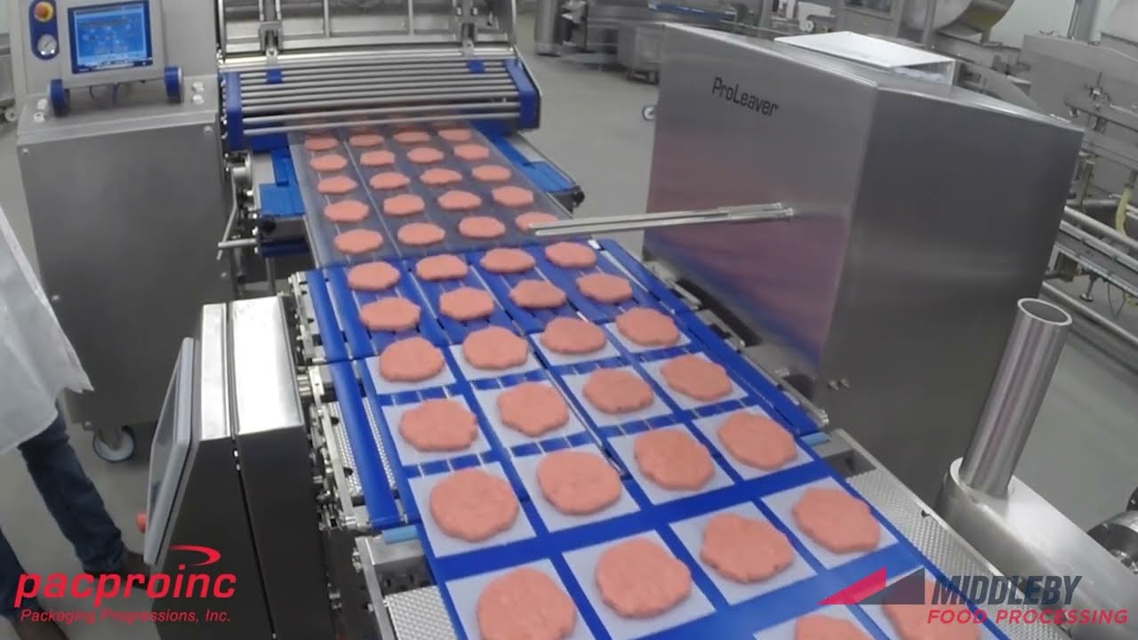 High-Speed Burger Interleaving & Stacking - Pacproinc